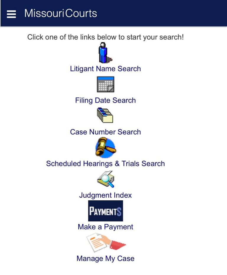 CaseNet MO-Missouri Court Cases & Records Case.net - mo-case.net
